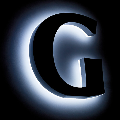 LED Letters, Halo Lit For Flush Mount Signs | Lightbox Shop